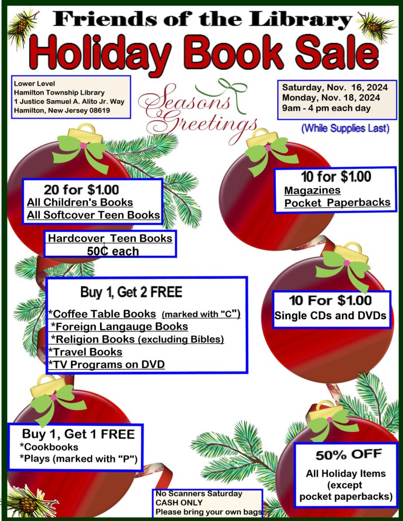 Hamilton Township Public Library – HAMILTON, NJ (609) 581-4060