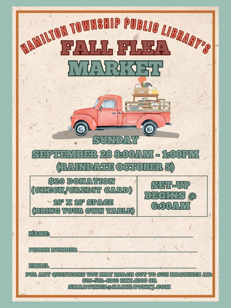 Hamilton Township Public Library – HAMILTON, NJ (609) 581-4060