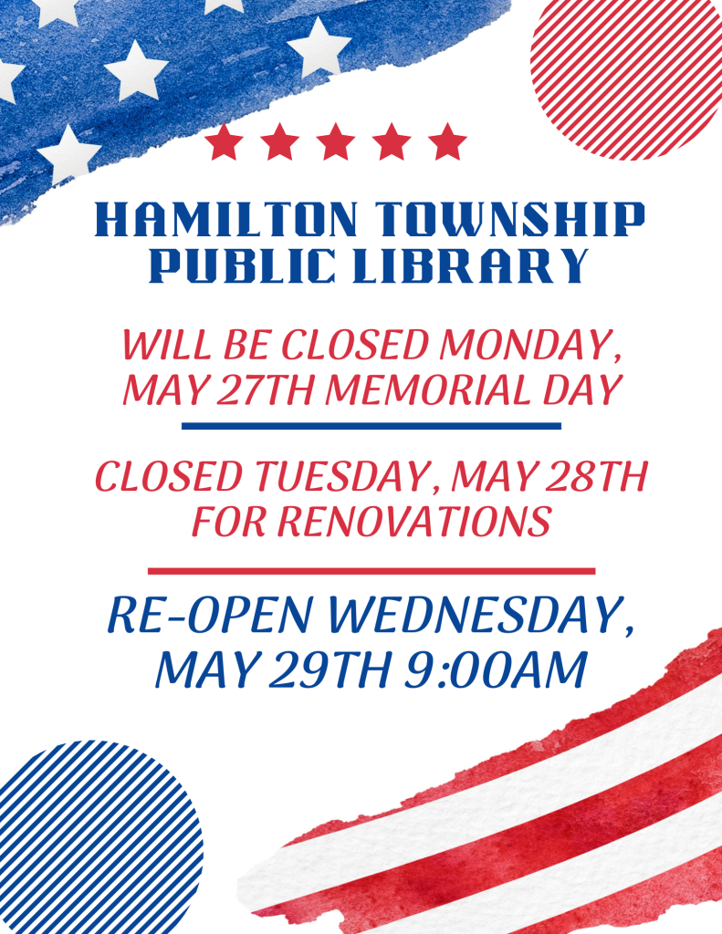 Hamilton Township Public Library – HAMILTON, NJ (609) 581-4060