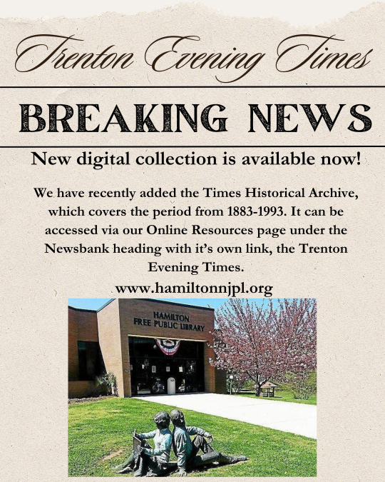 Hamilton Township Public Library – HAMILTON, NJ (609) 581-4060